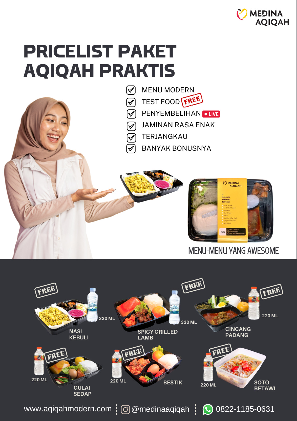 Aqiqah Kekinian Semarang | Gratis Coba Menu Nasi Briyani!